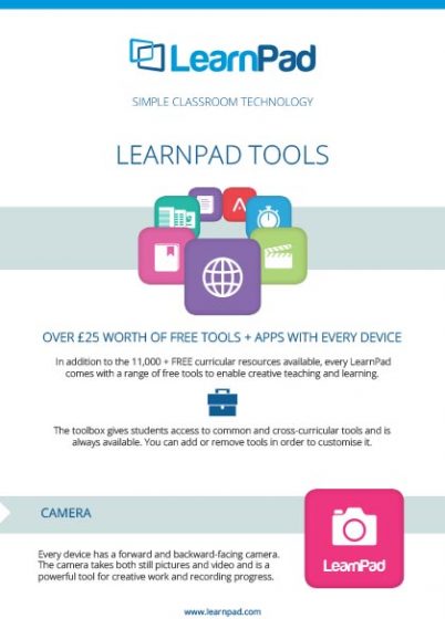 Tools Guide – LearnPad